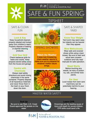 Tips For A Fun & Safe Spring